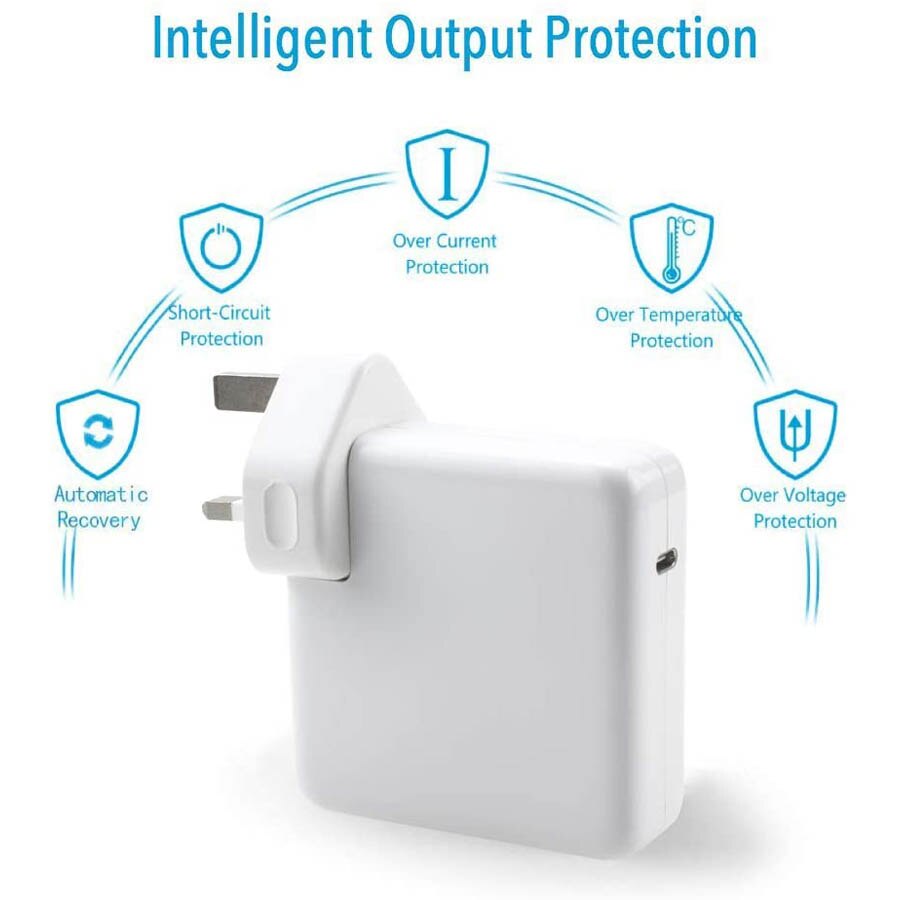 USB-C Power Adapter Charger Compatible with Macboo... – Vicedeal