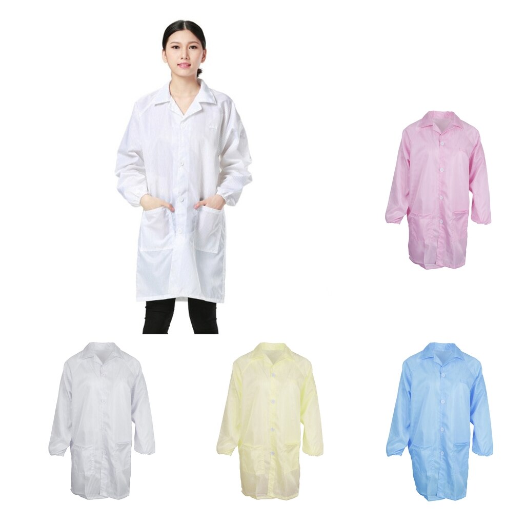 4pcs ESD Anti-Static Lab Coat Chemistry Clothing G... – Grandado