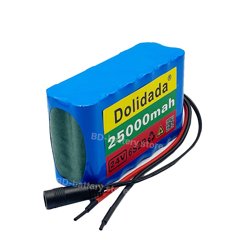 6S2P 24V 25Ah 18650 Battery Lithium 25.2v 25000mAh... – Grandado