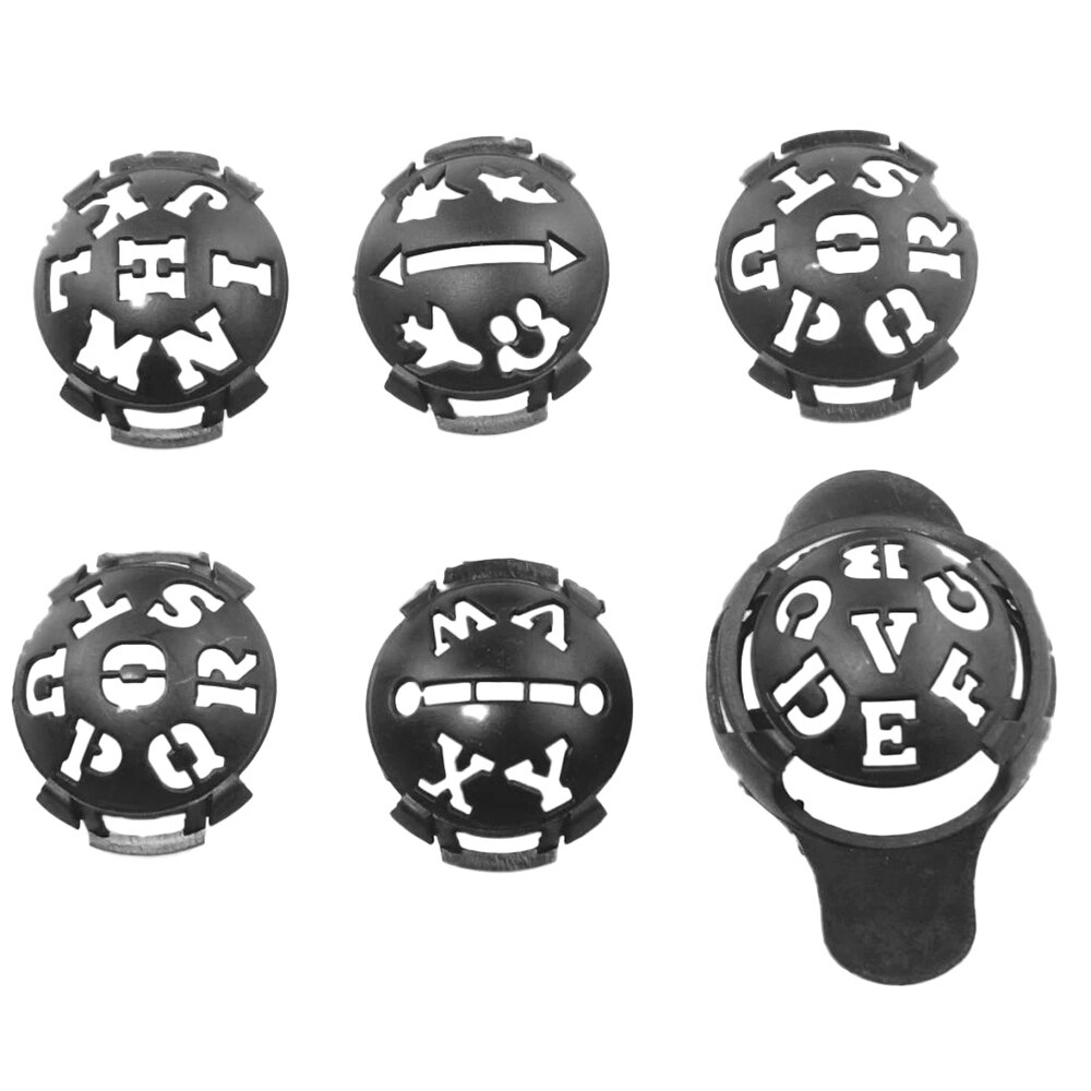 6 Pcs Praktische Golfbal Lijn Hollow Alfabet Golf ... – LovingPrices