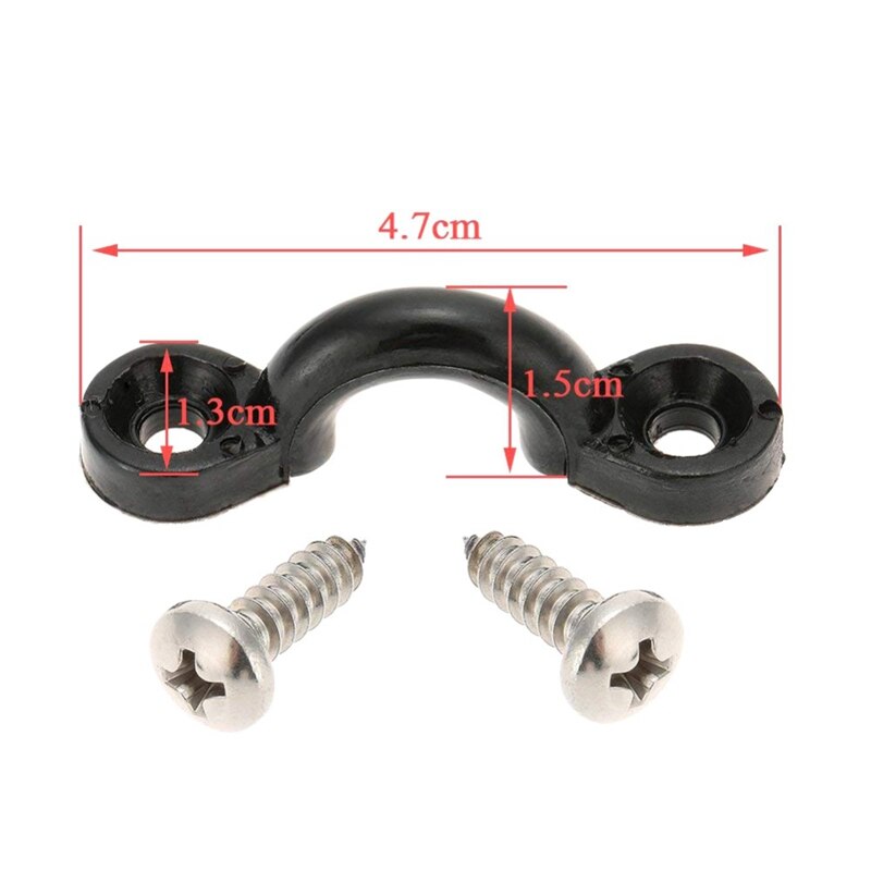 est 10pcs Nylon Bungee Deck Loops Tie Down Pad Eye... – Grandado