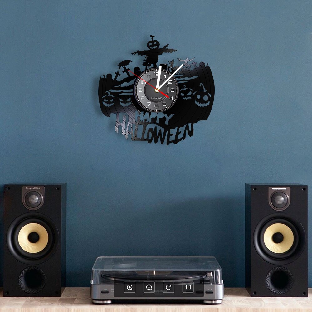 Dracula's Castle Handmade Wall Clock Halloween... – Vicedeal