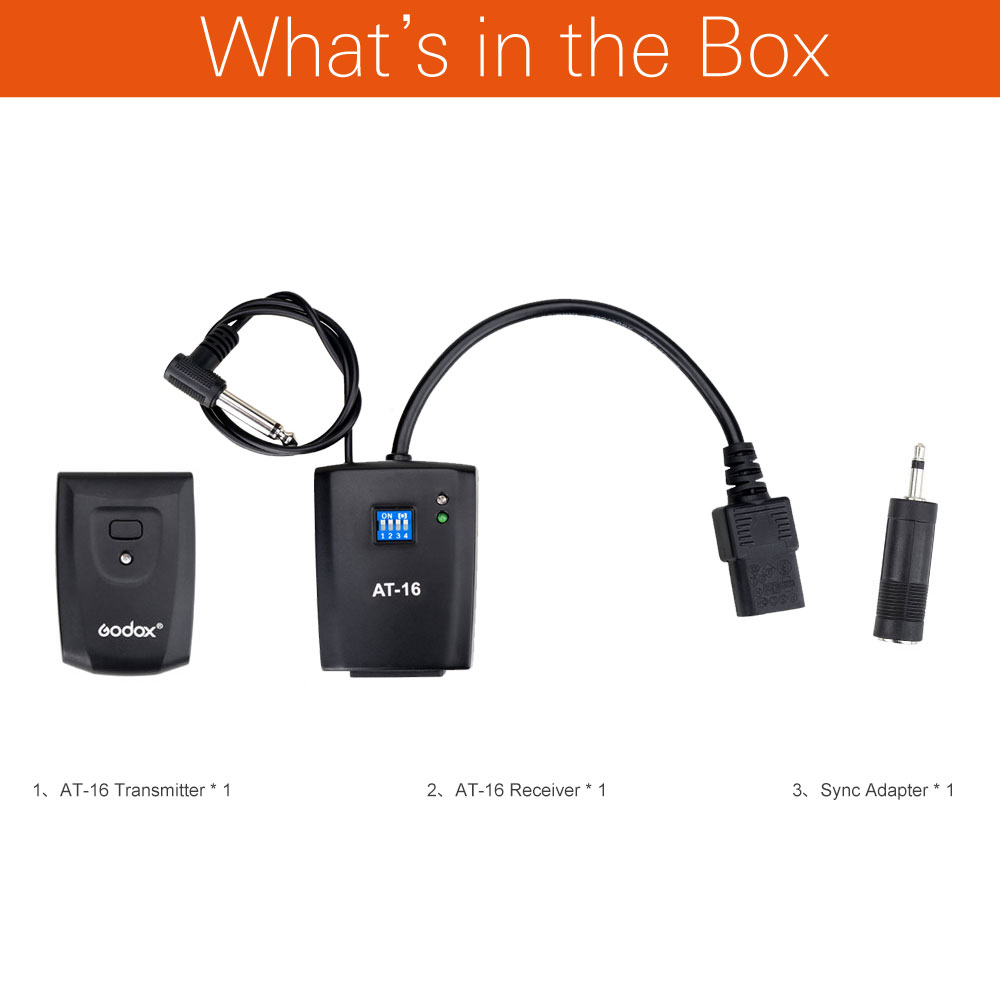 Godox AT-16 Wireless Studio Flash Trigger for Cano... – Grandado