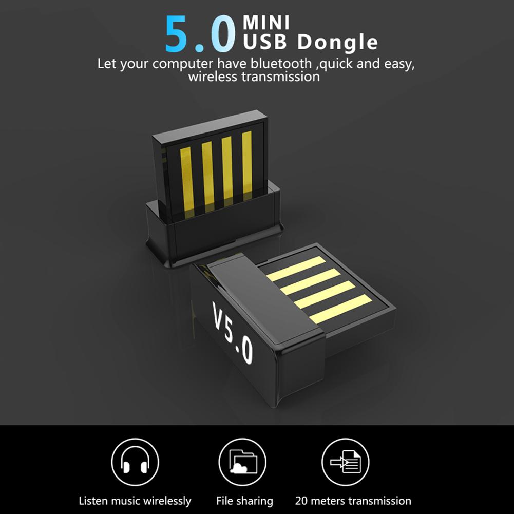 Adaptador USB Bluetooth 5.0, adaptador inalámbrico... – Grandado