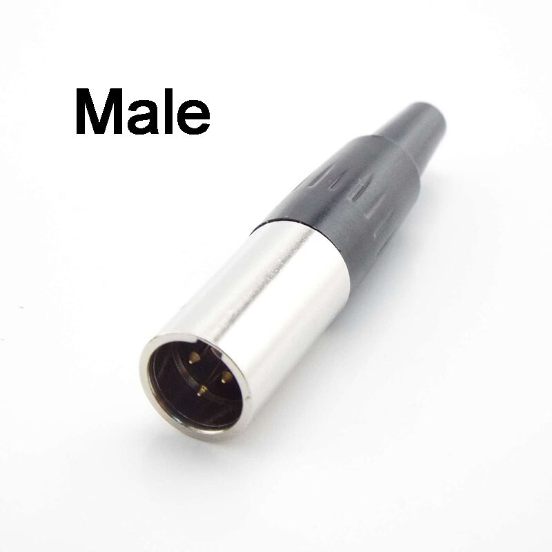 3Pin XLR Mini Audio Adapter Microphone Male Female... – Vicedeal