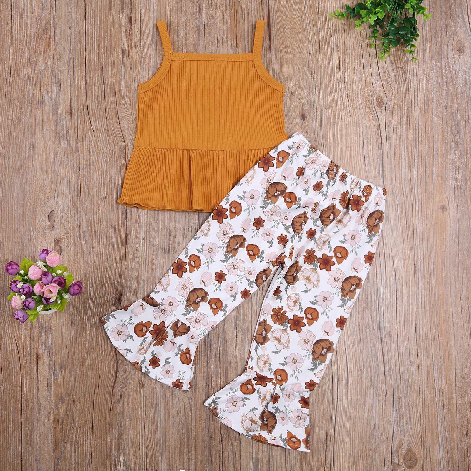 1-6Y Toddler Baby Kid Girl Clothes Set Sleeveless ... – Grandado