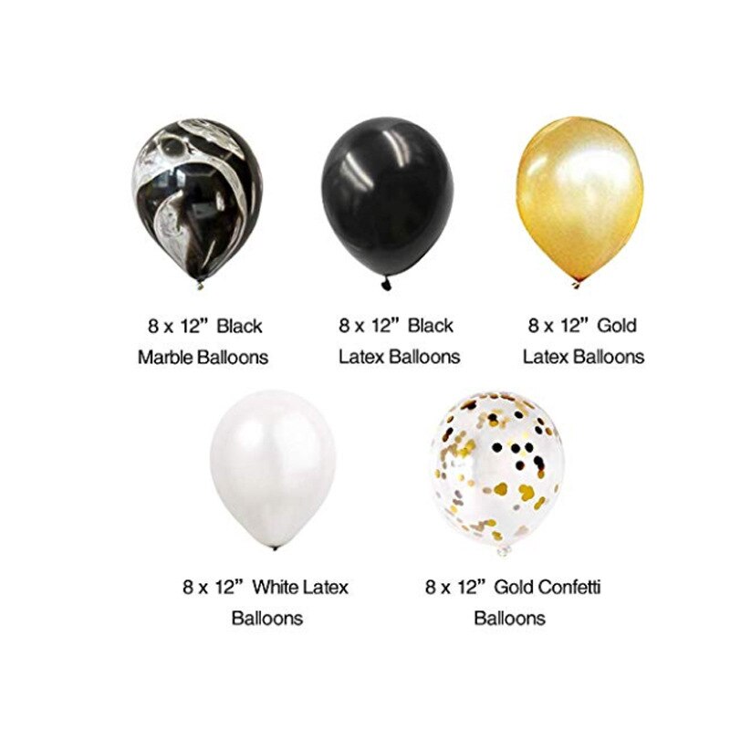40pcs Multi Color Latex Marble Balloon Birthday We... – Vicedeal