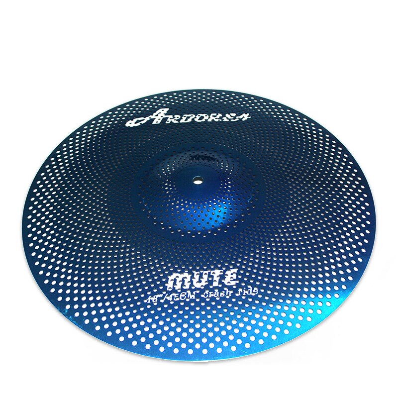 Arborea Blue Colour Mute cymbals 18'' Crash Ride – Grandado