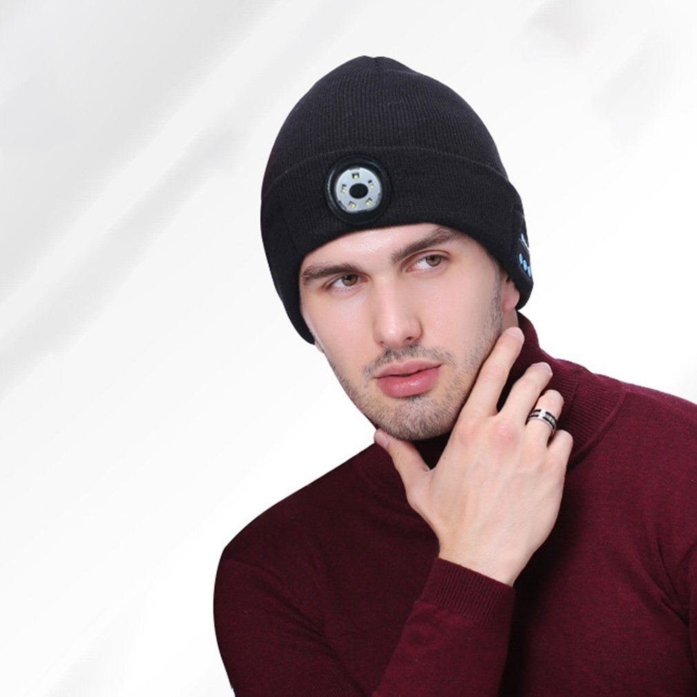 Warm Beanie Wireless LED Hat Wireless Smart Cap He... – Grandado