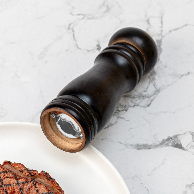 Black Pepper Mill Dutch Wood Manual Pepper Grindin... – Grandado