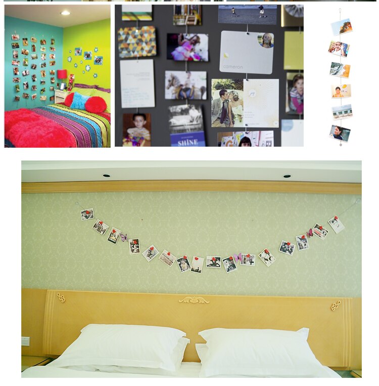 1.5M/3M Photo Hanging Display Magnetic Cable Photo... – Grandado