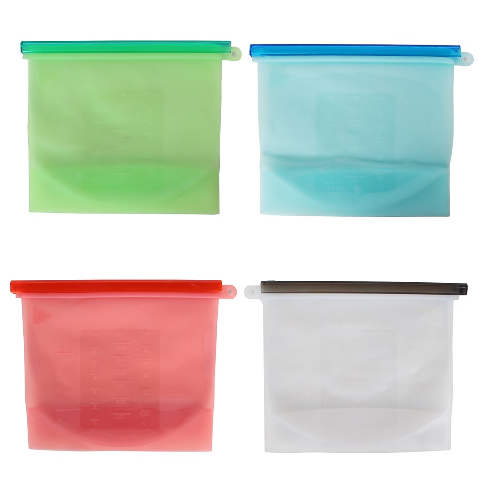 Reusable Silicone Sealer Bags Vacuum Food Storage ... – Vicedeal