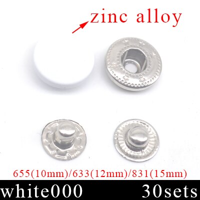 30sets Metal Zinc Alloy Plane Snap Fasteners Sewin... – Vicedeal
