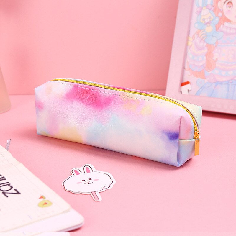 Creativity Rainbow Colors Pencil Case Kawaii Large... – Vicedeal