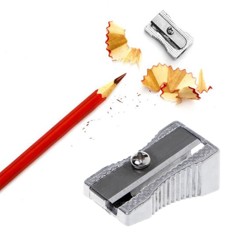 Metal Bevelled Single Hole Pencil Sharpener School... – Vicedeal