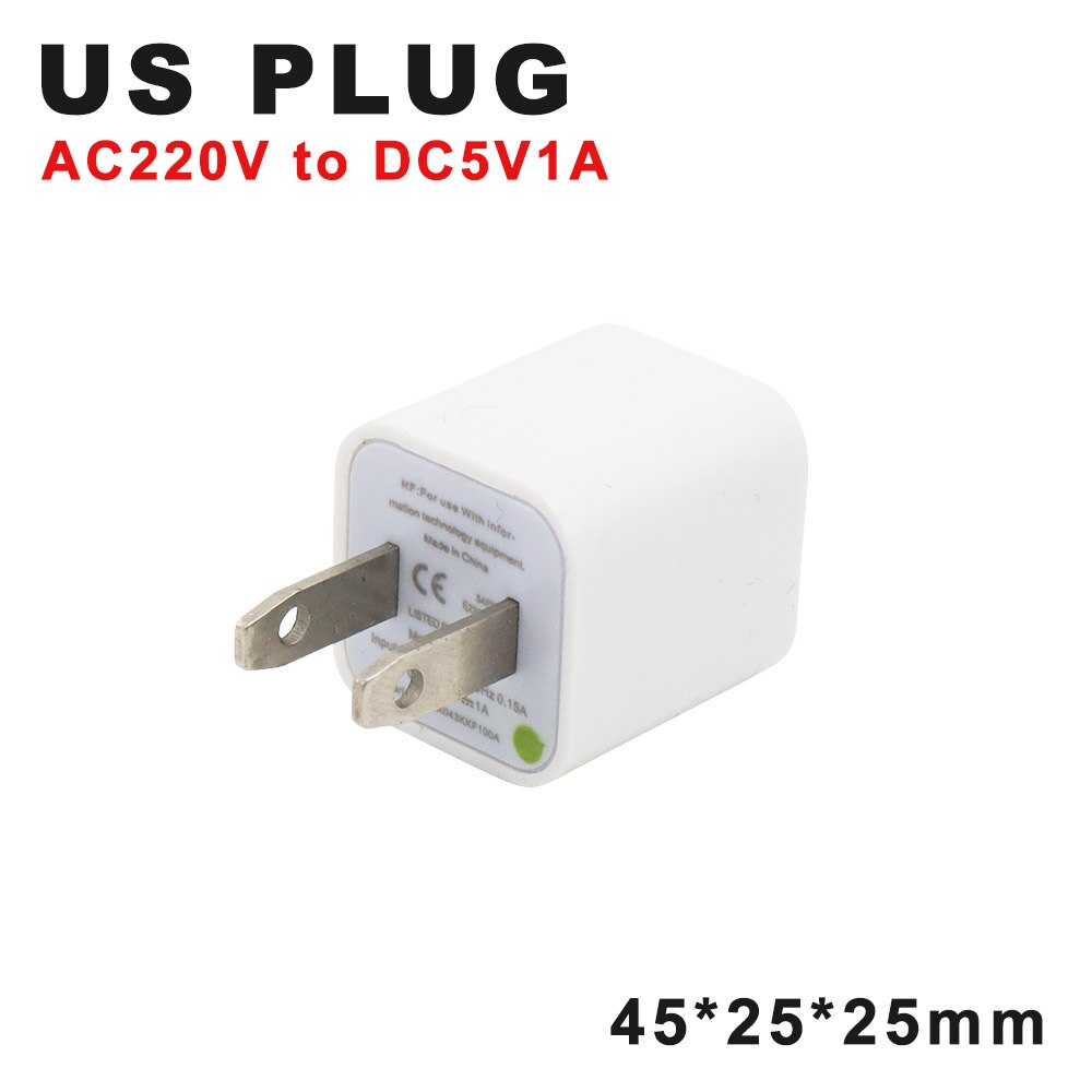1A EU US Plug USB Power Adapter DC5V Charger Adapt... – Vicedeal