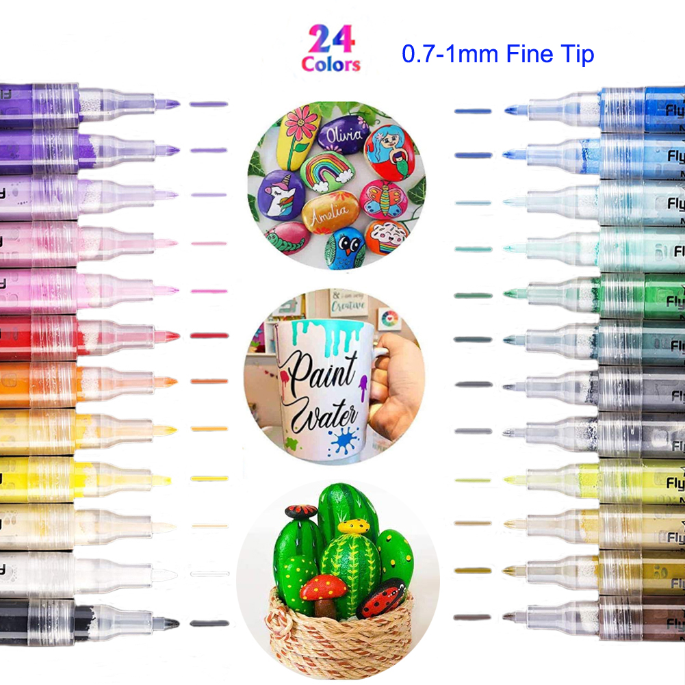 Acryl Malen Stifte Set, Acryl Farbe Stifte Acryl F... – Grandado