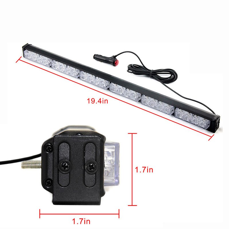 24LEDs Emergency Strobe Search Lights Bar Directio... – Grandado