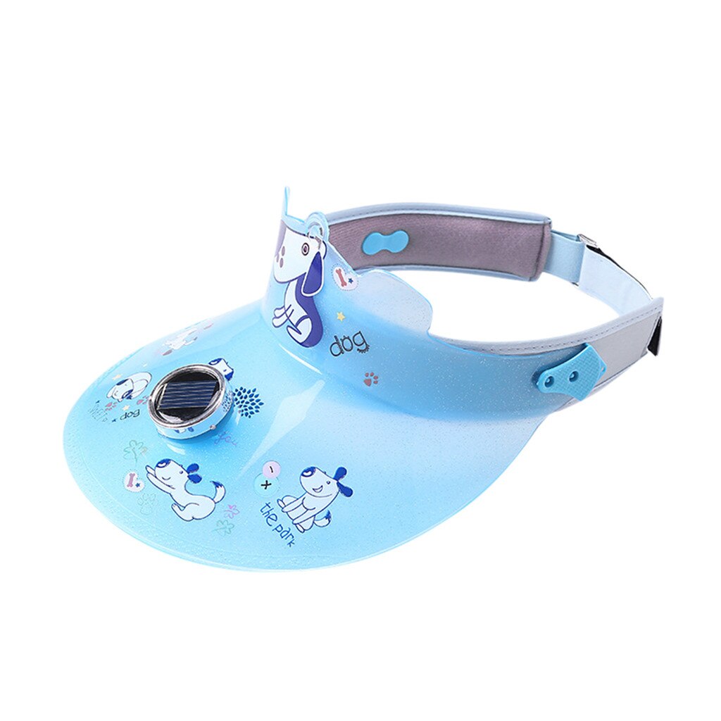 Children Cartoon Sun Hat With Fan Camping Hiking P... – Grandado