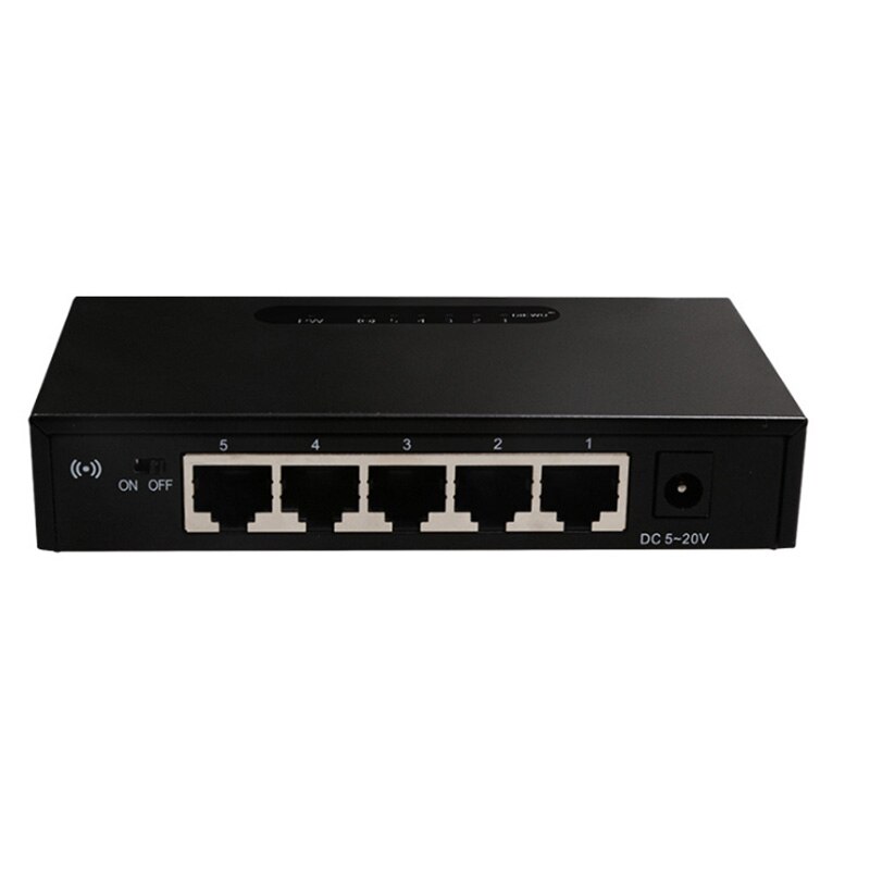 5-port 100M Switch Ethernet VLAN Wall-mounted Mini... – Grandado