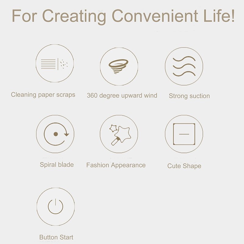 Desktop Vacuum Cleaner Mini Desktop Cleaning Robot... – Grandado