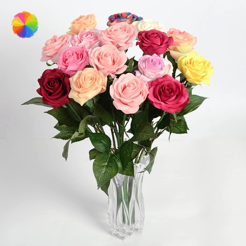 Wedding Home Decoration Flower Simulation Feel Ros... – Grandado