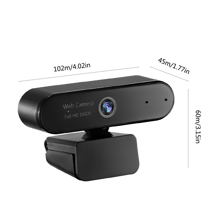 Auto Focus/Fixed Focus USB 1080P Webcam Built-in M... – Grandado