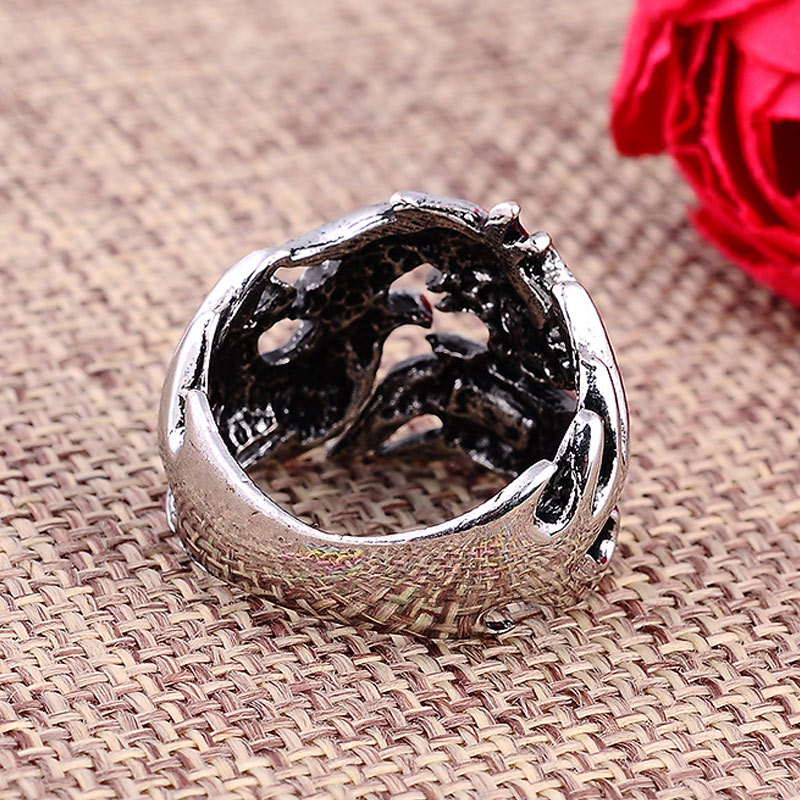 Men Finger Ring Evil Eye Dragon Pattern Punk Goth ... – Vicedeal