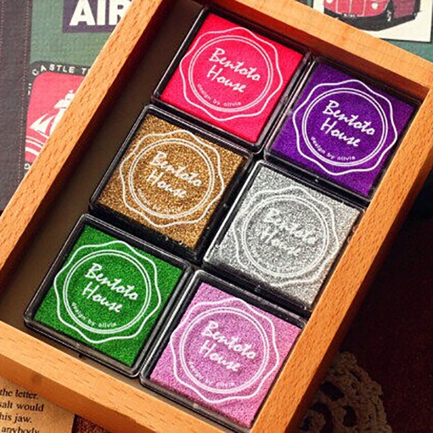 20 Colors Craft Finger Ink Pad, Fingerpaint Rainbo... – Vicedeal