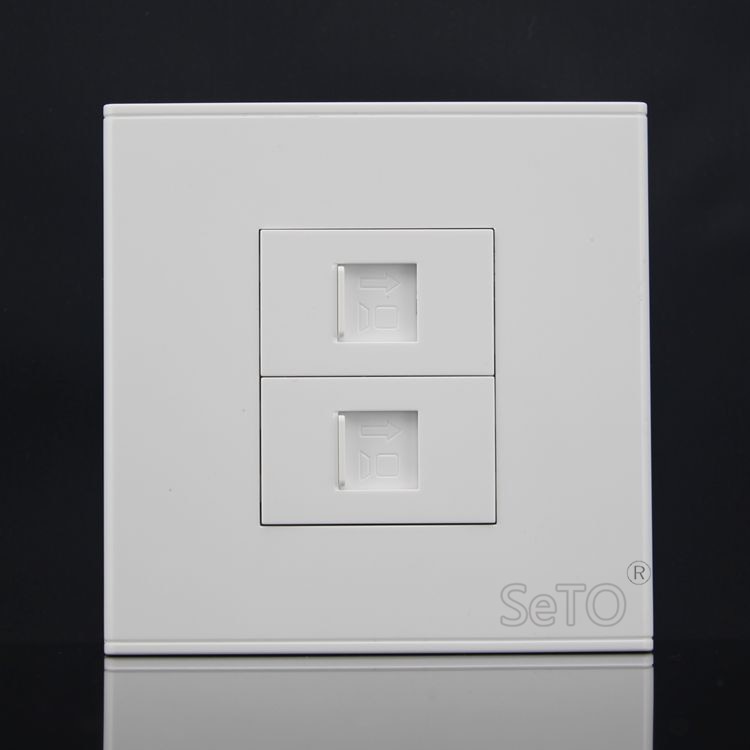 SeTo 86 Type Double Gigabit Shield Network RJ-45 C... – Grandado