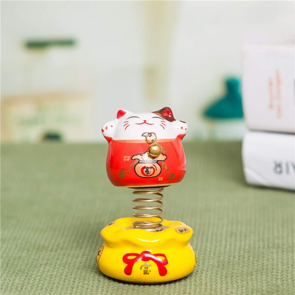 Auto Ornament Lucky Cartoon Lente Leuke Kat Speelg... – Grandado