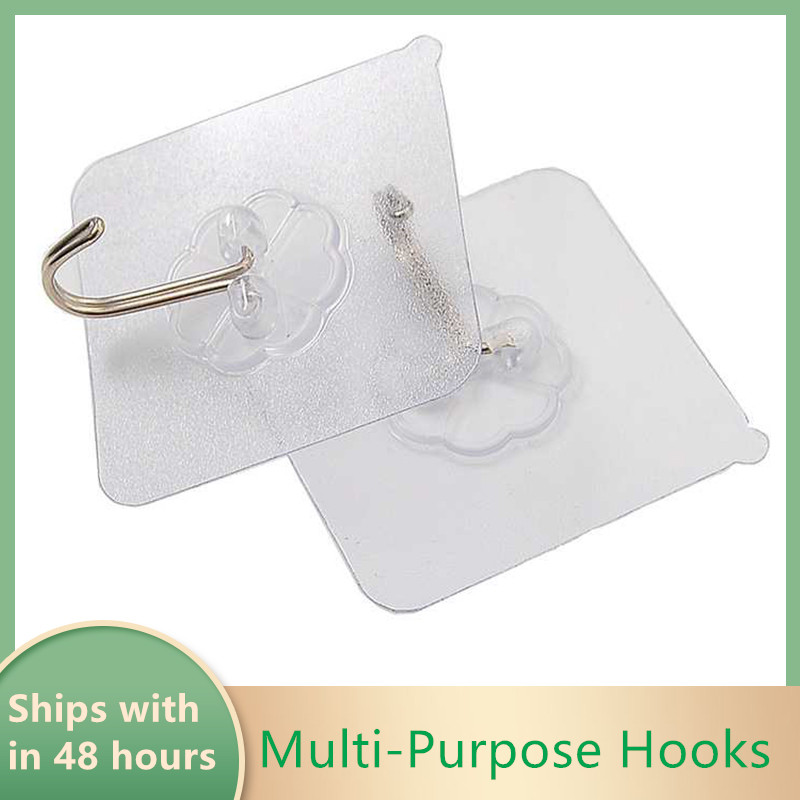 Multi-Purpose Hooks Strong Transparent Suction Wal... – Vicedeal