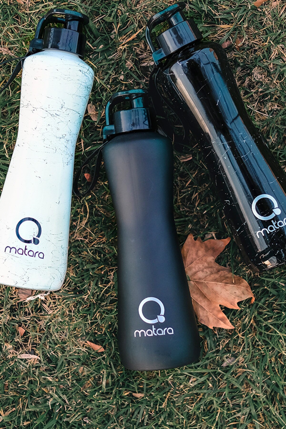 Matte Black Glass Water Bottle 750 Cc – Grandado