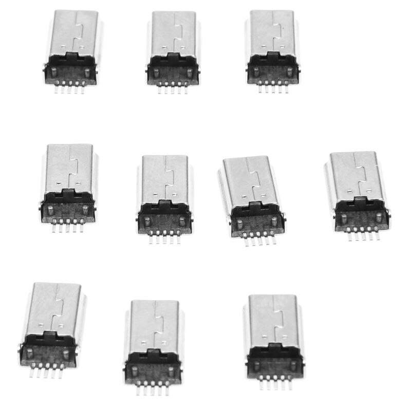10 Pcs Mini USB Typ B Stecker Männlichen 180 Grad ... – Vicedeal