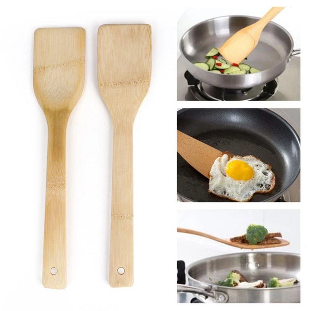 6 piece set Kitchen bamboo shovel household long h... – Grandado