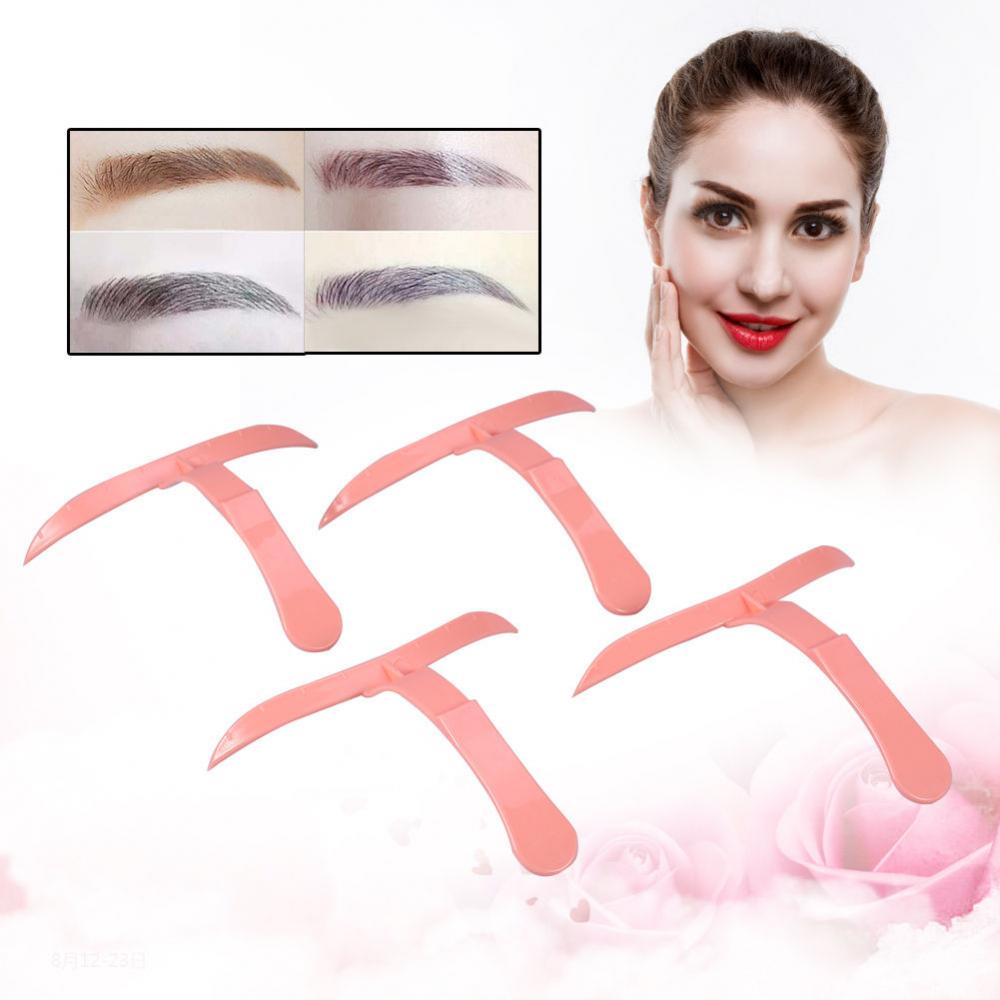 4 Patterns Microblading Eyebrow Shaper Template St... – Grandado
