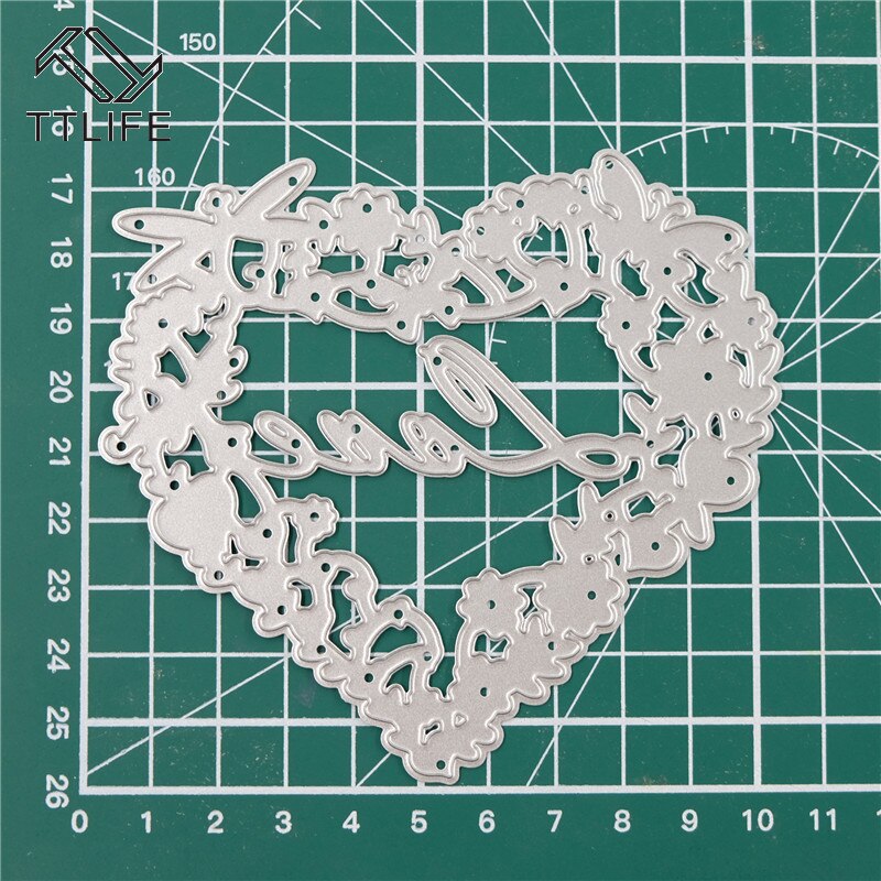 TTLIFE Love Heart Metal Cutting Dies Flower Cluste... – Grandado