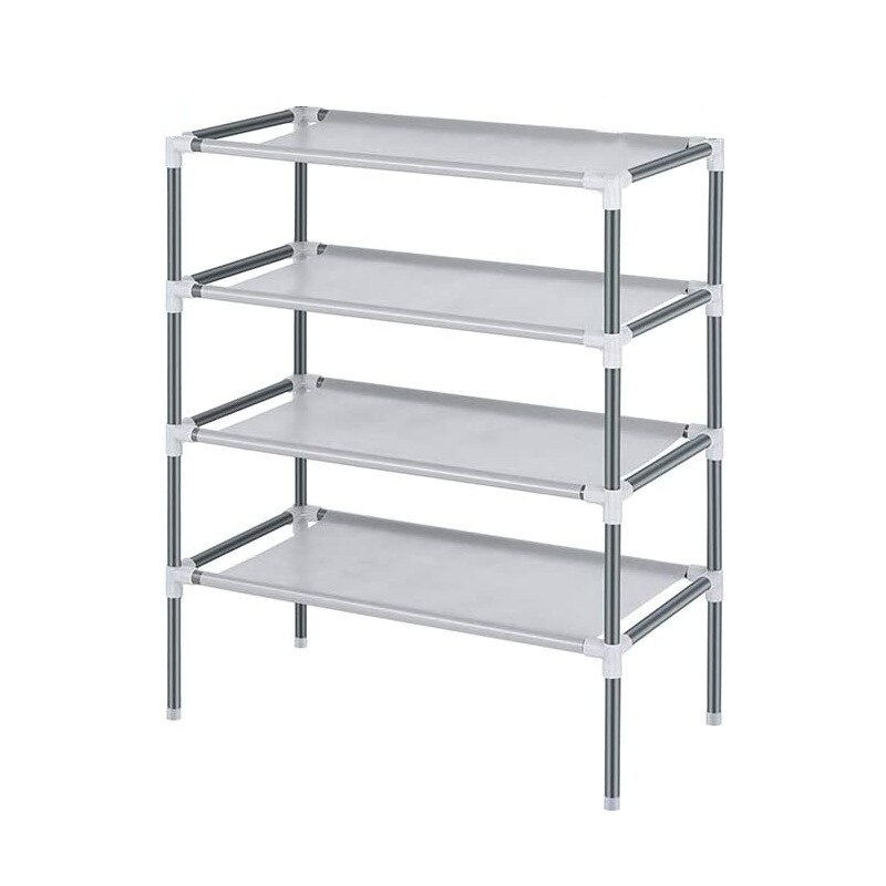 Wrought iron Multilayer Assembly Shoe Rack Space S... – Grandado