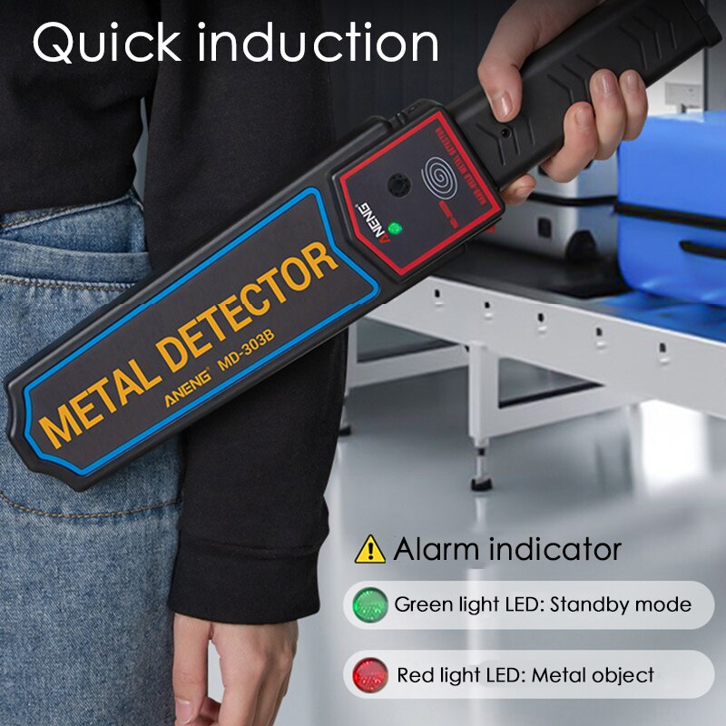 Metaaldetector Draagbare Handheld Beveiliging Supe... – Grandado