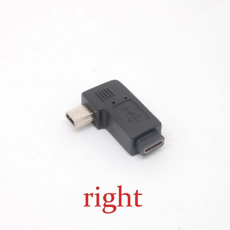 Mini USB Type A male to Micro USB B feMale 90 Degr... – Vicedeal