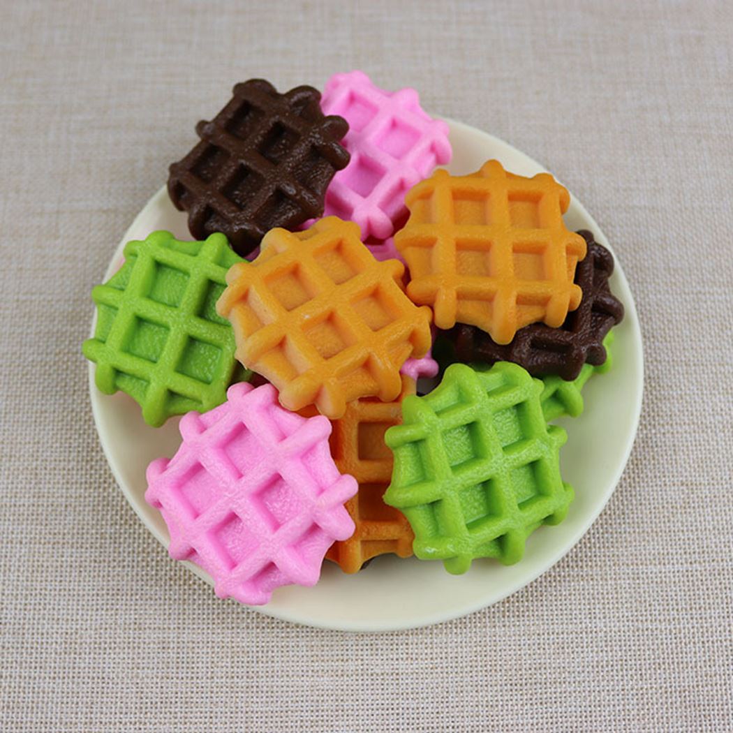 4PCS Artificial Food Realistic Waffles Artificial ... – Vicedeal