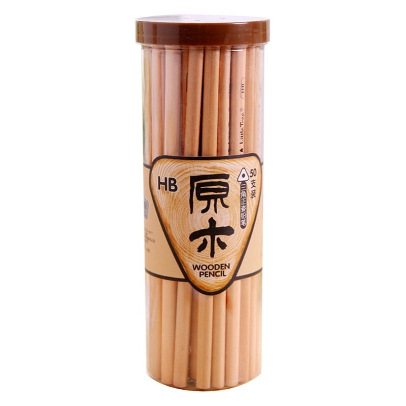 50pcs Eco-friendly Natural Wood HB Pencil Non-toxi... – Grandado