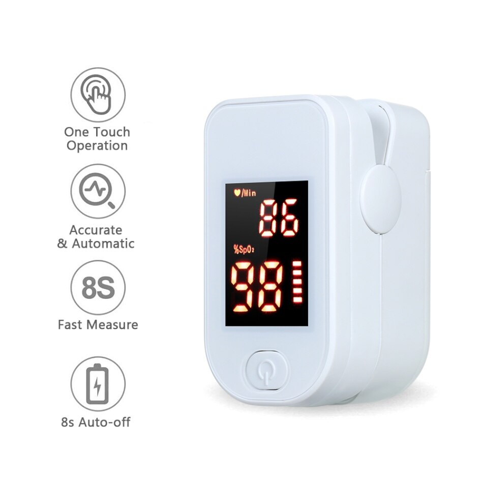 Fingertip Pulse Oximeter oximetro De Dedo Pulso Ox... – Grandado