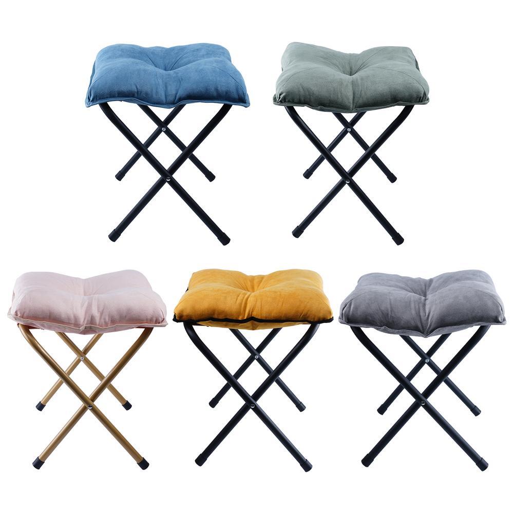 Home Folding Stool Cross Stool Plus Cotton Stool L... – Vicedeal