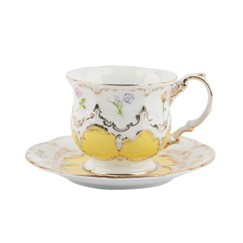 Europe Ceramic Coffee Cups & Saucers English A... – Grandado