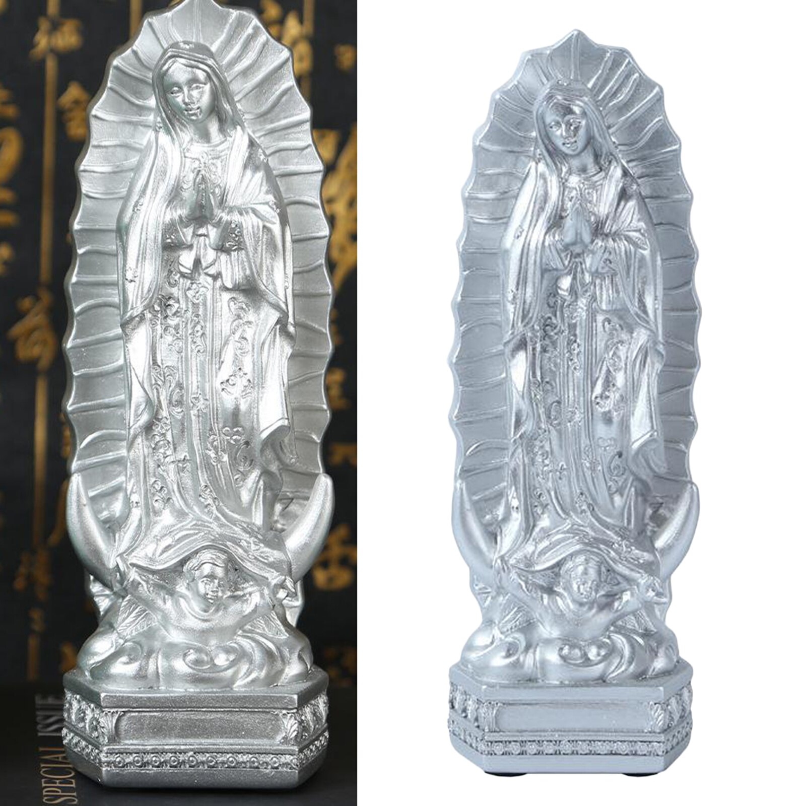 Madonna Blessed Saint Virgin Mary Statue Figure Sc... – Vicedeal
