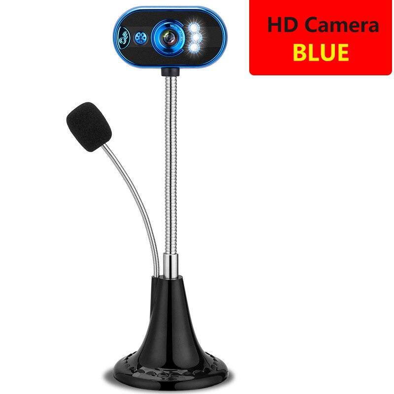 USB 2.0 Desktop Webcam Camera Web Cam With Mic 4 B... – Vicedeal