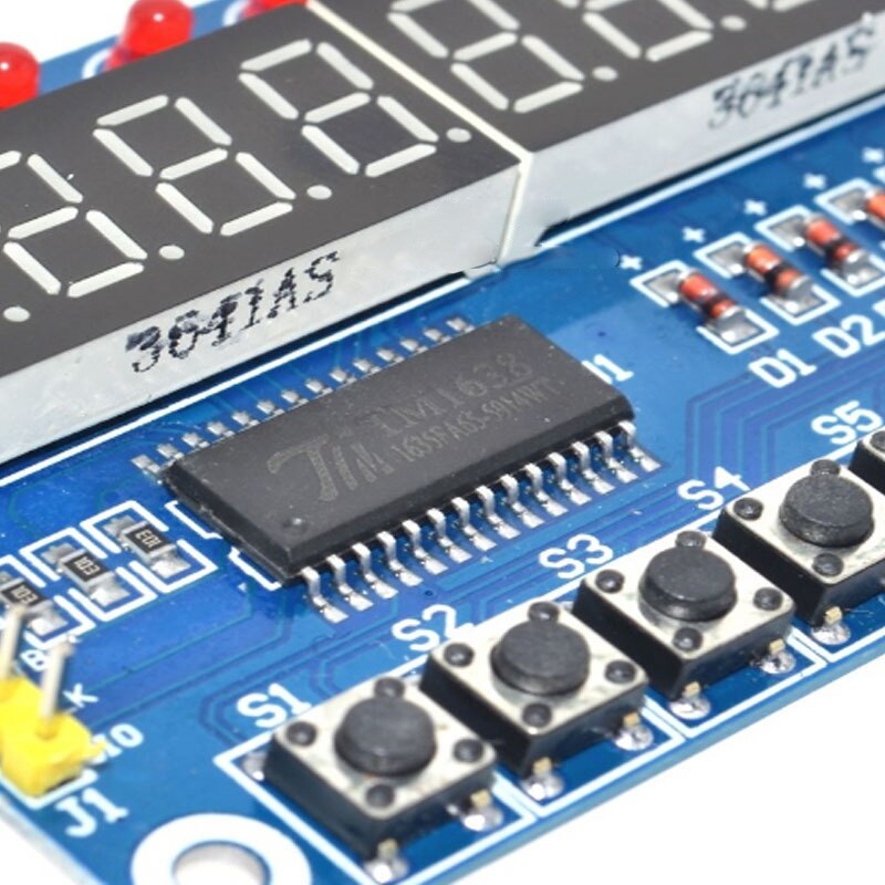 Tm1638 Module Knop Display 8 Digit Led Tube Displa Vicedeal 