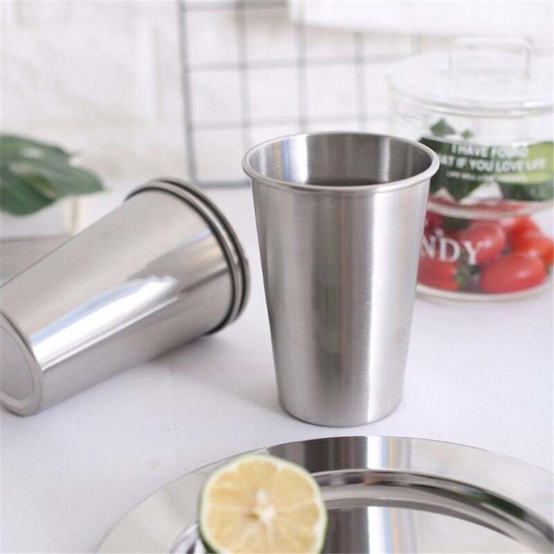 Metal Cold Cup Drinking Cup Tainless Steel Crimpin... – Vicedeal