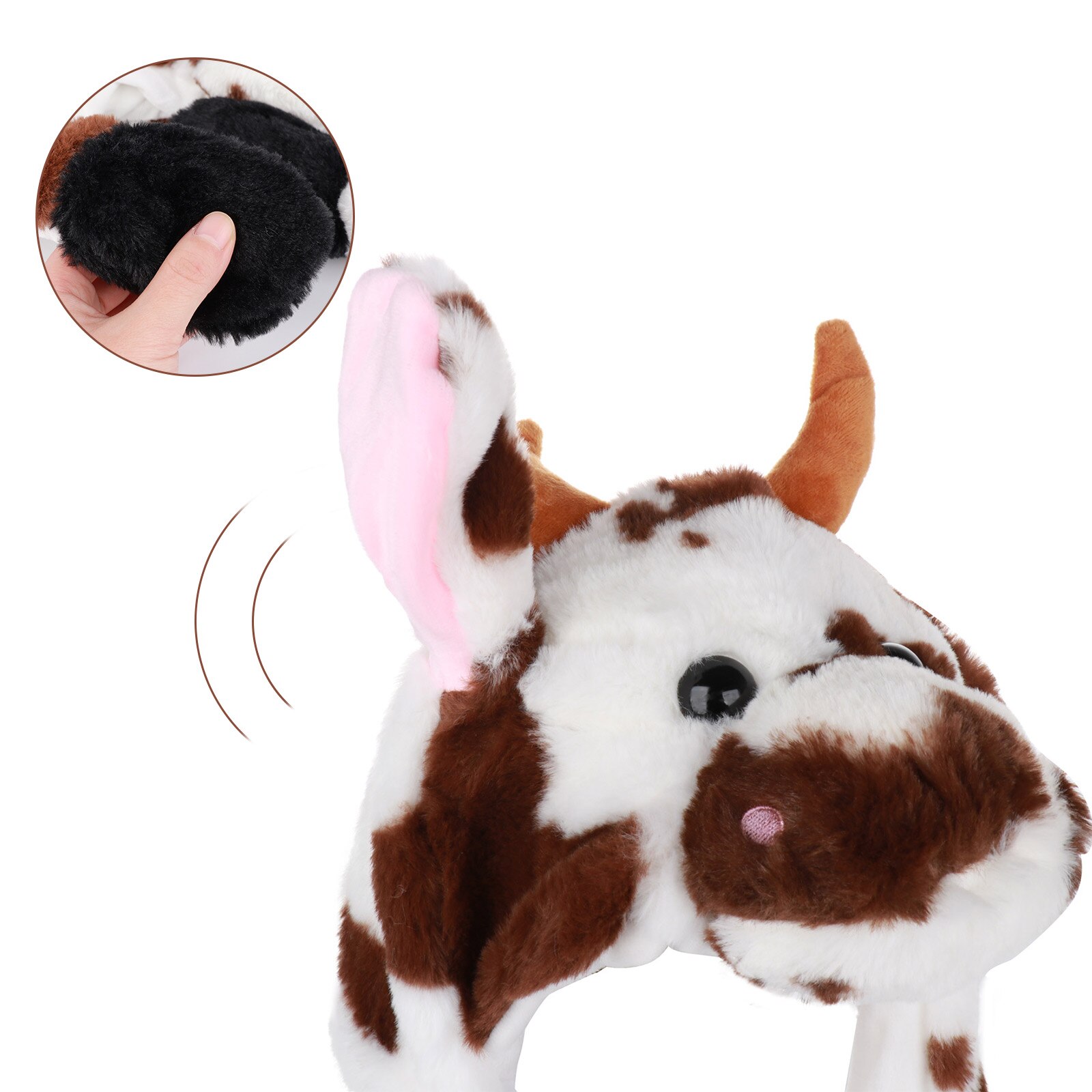 Lovely Luminous/No Light Plush OX Hat Funny Play T... – Grandado